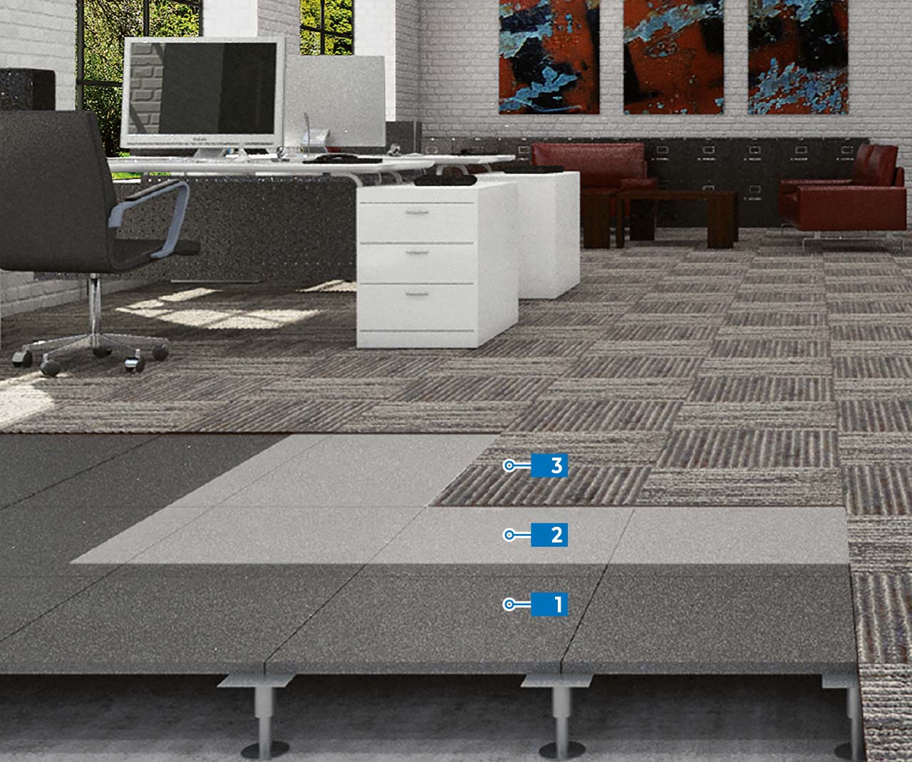 Permanent tack adhesive in water dispersion for self-laying textile ...